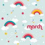 Sfondo gratuito smartphone | marzo | Giulia in bold